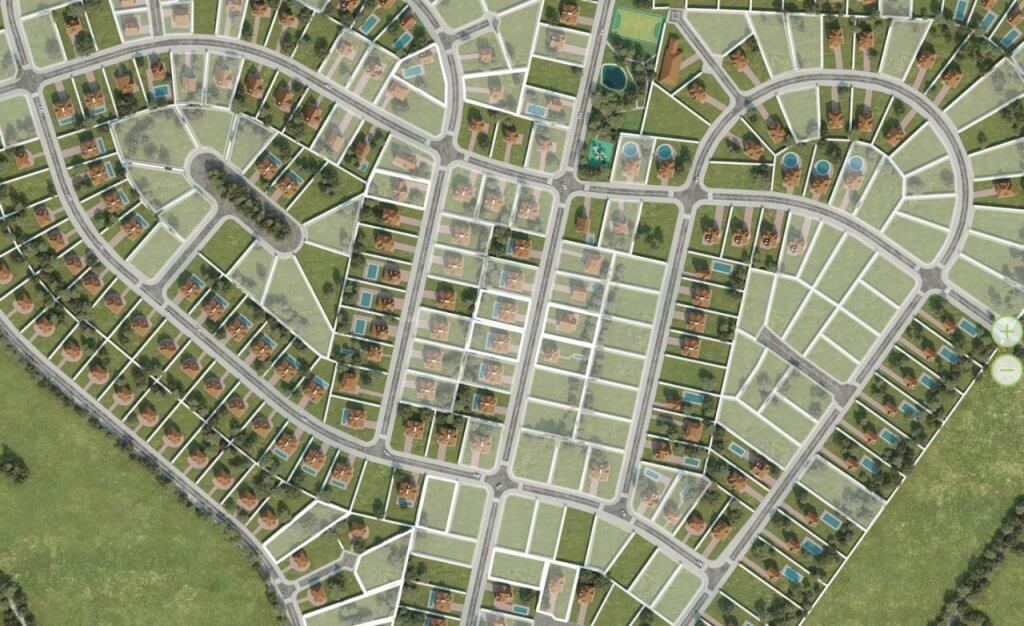 Interactive maps for a gated community - 3DTOUR